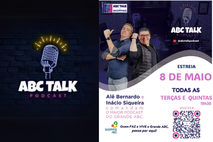 ABC TALK leva podcast ao vivo para o Shopping ABC ABC do ABC